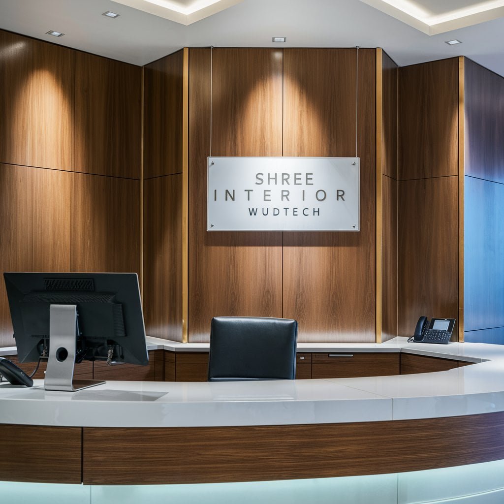 The Complete Guide to Reception Desks with Shree interior wudtech ...