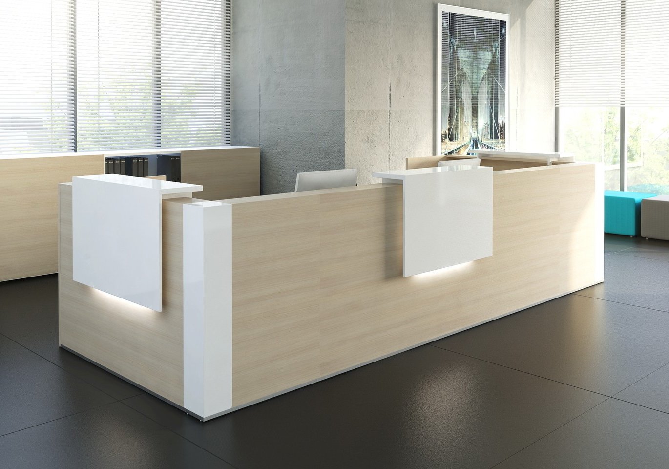 11 Unique Reception Desk Design Ideas to Attract New Clients - Shree ...